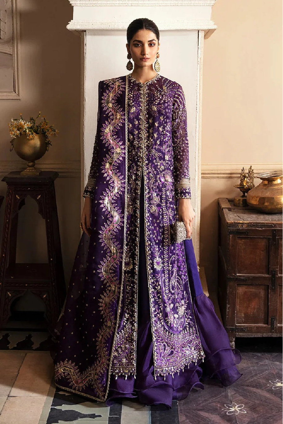 Shop Pakistani Handmade Wedding & Bridal Sharara Online in UAE – SALWAR ...
