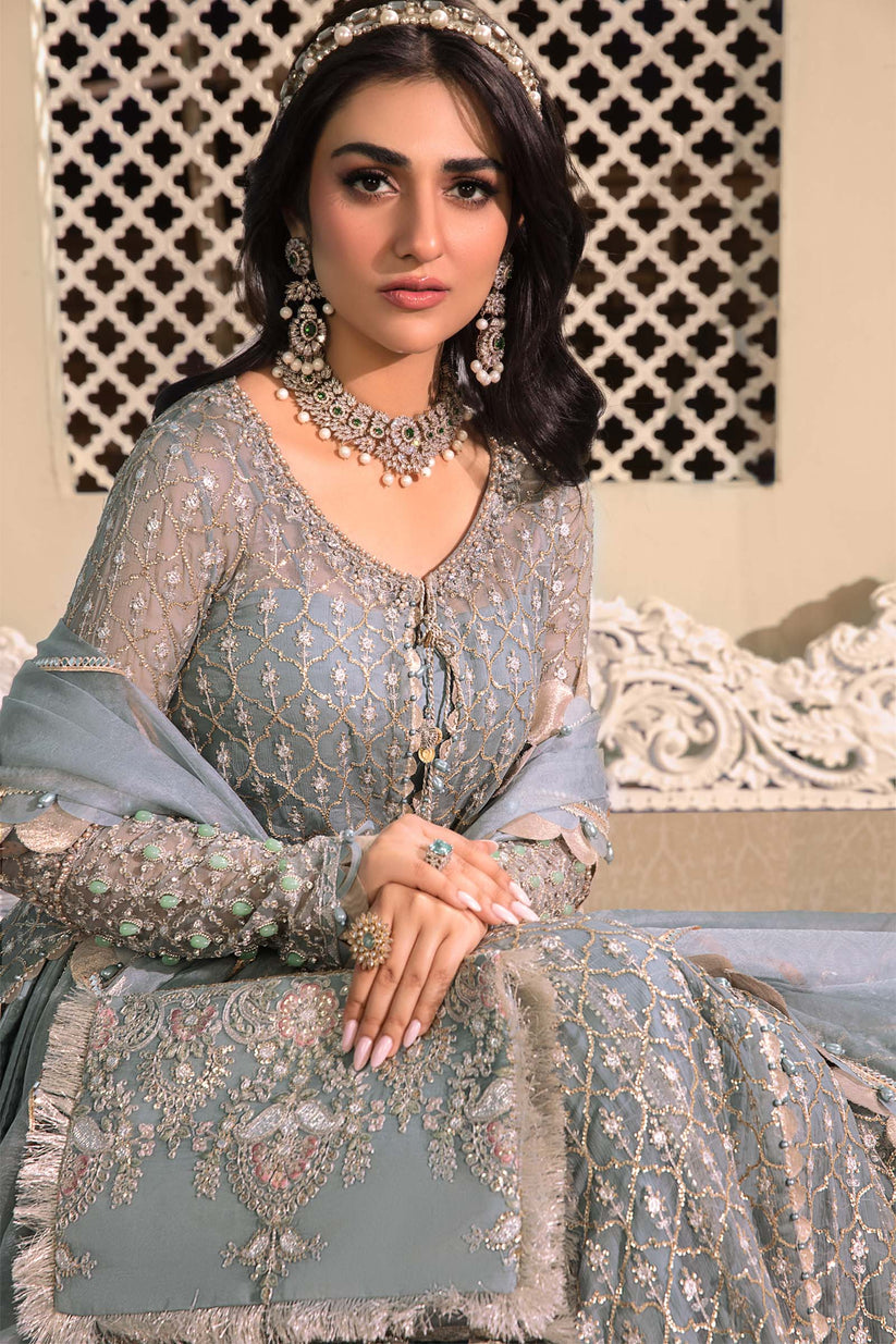 Buy Pure Chiffon Saree Online in Dubai | SALWAR MAHAL